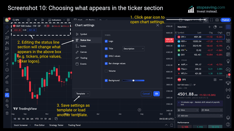 How to Use TradingView Tutorial with 32 Screenshots - Stopsaving.com